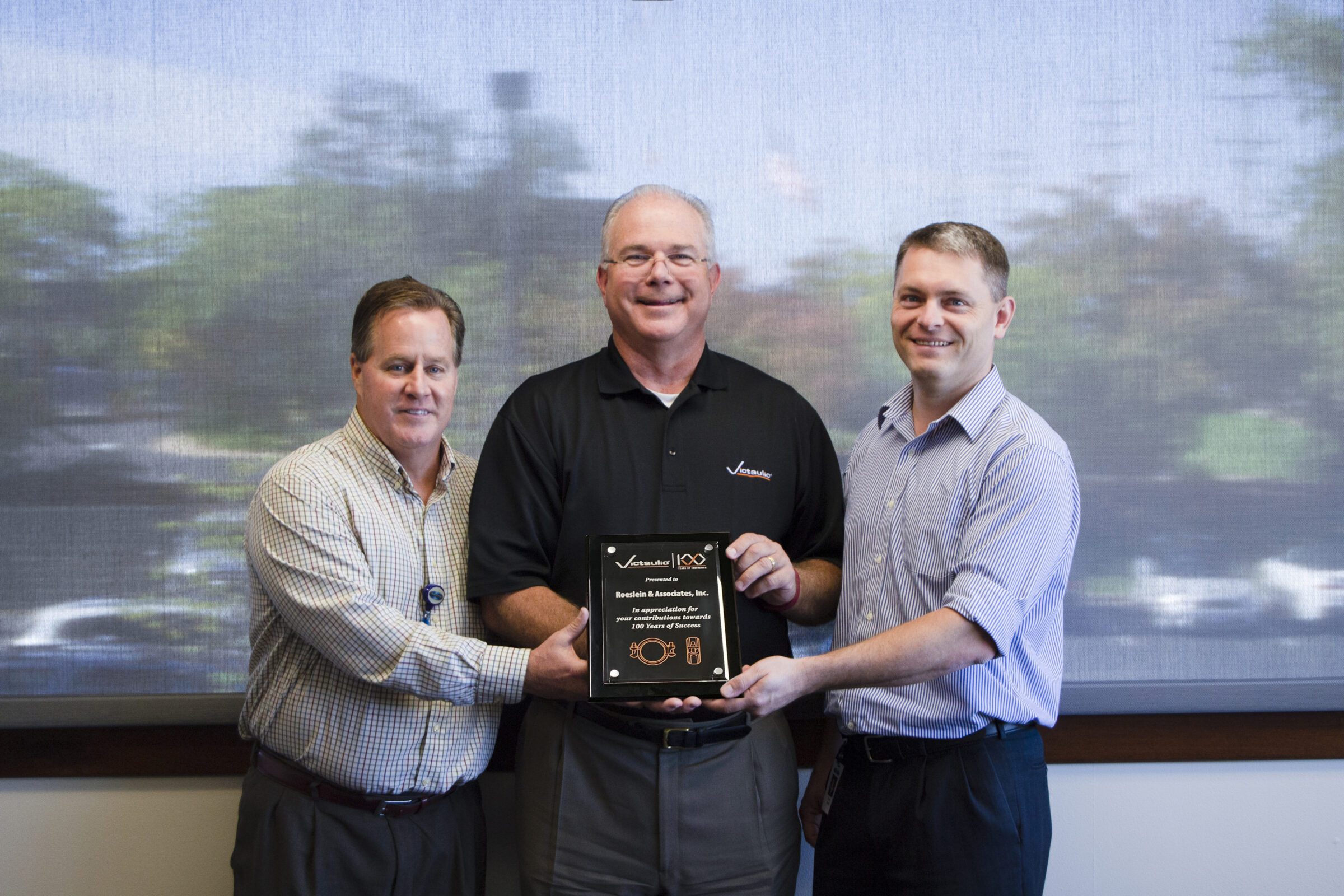 Roeslein & Associates Awarded Victaulic's 100 Years Award - Roeslein